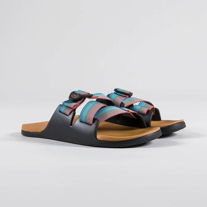 Chaco Men's Chillos Slide Sandal In Rising Teal - ShopStyle