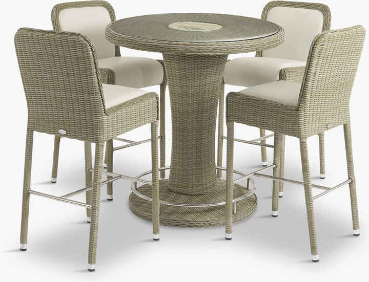Bramblecrest Monte Carlo Round Bar Set with 4 Bar Chairs - ShopStyle
