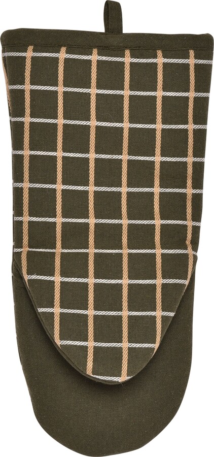 Dunelm Check Single Oven Glove Olive - ShopStyle Pot Holders