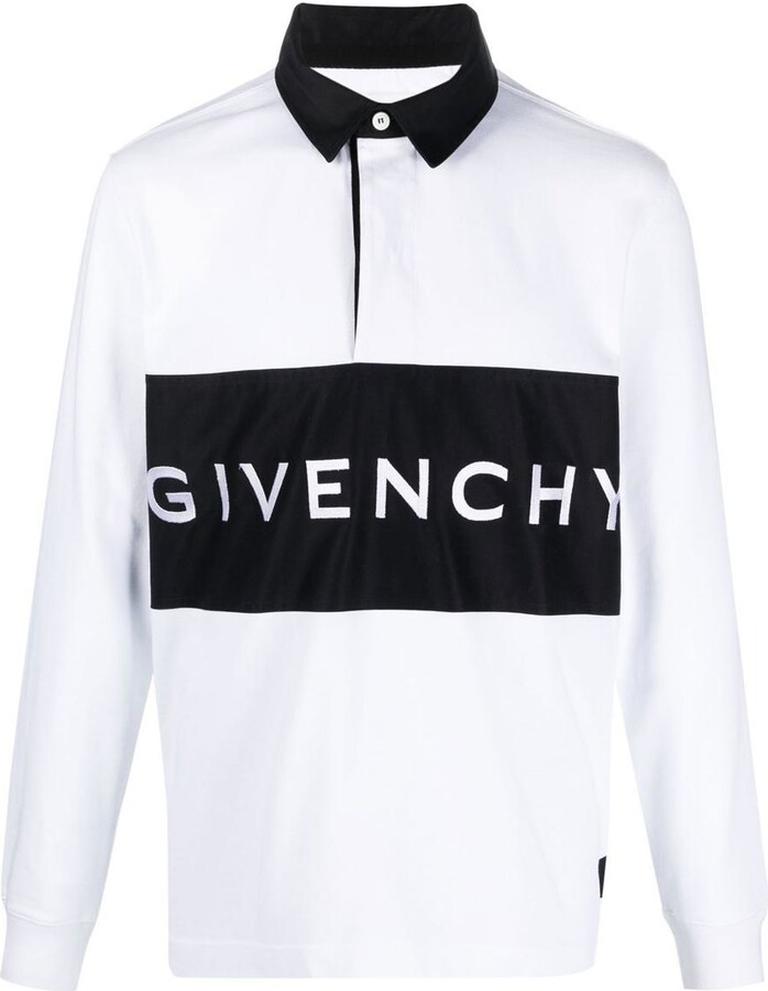 Givenchy Logo cotton polo shirt - ShopStyle