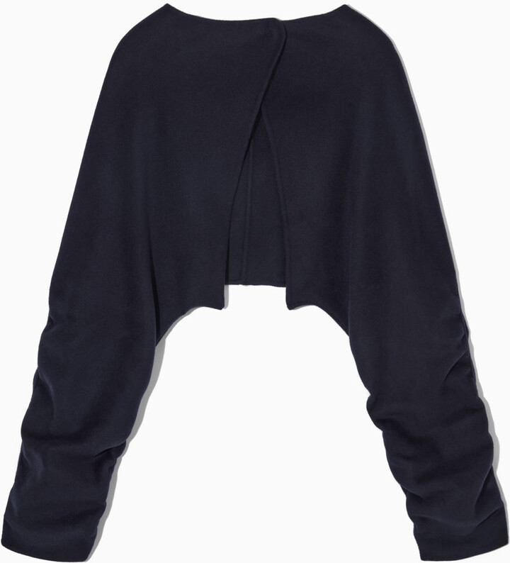 COS Open-Back Wool Bolero Jacket - ShopStyle