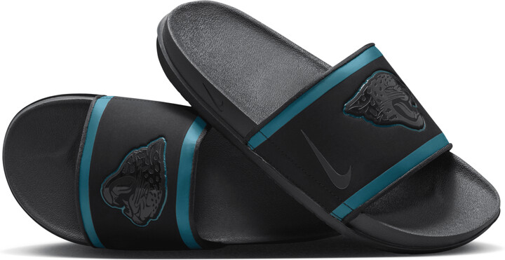 Nike Men's Offcourt (NFL Jacksonville Jaguars) Slides in Black ...