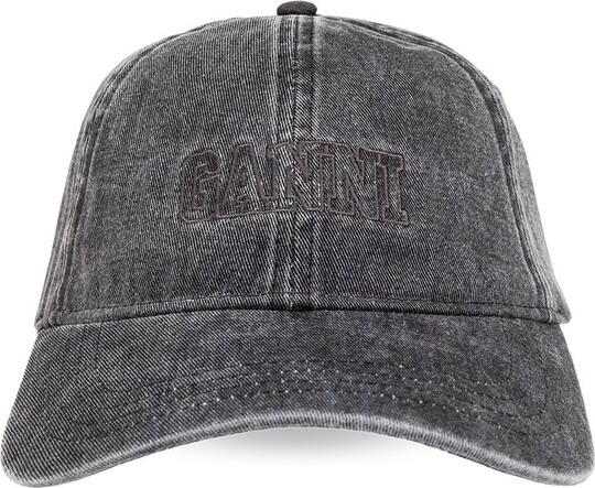 Ganni Denim Baseball Cap - ShopStyle Hats