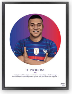 ASAP Creative Studio Poster Kylian Mbappé "the Virtuoso" Affiche Kylian ...