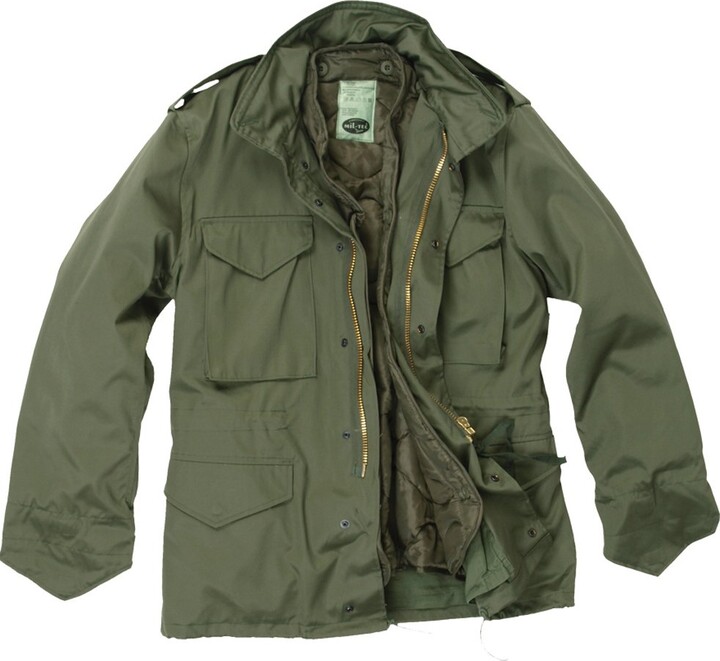 Mil-Tec Us M65 Field Jacket Green olive Size:L - ShopStyle