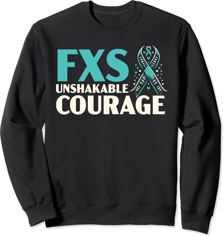 Fragile X Syndrome SteMi Apparel Fragile X Syndrome Teal Ribbon Fragile ...