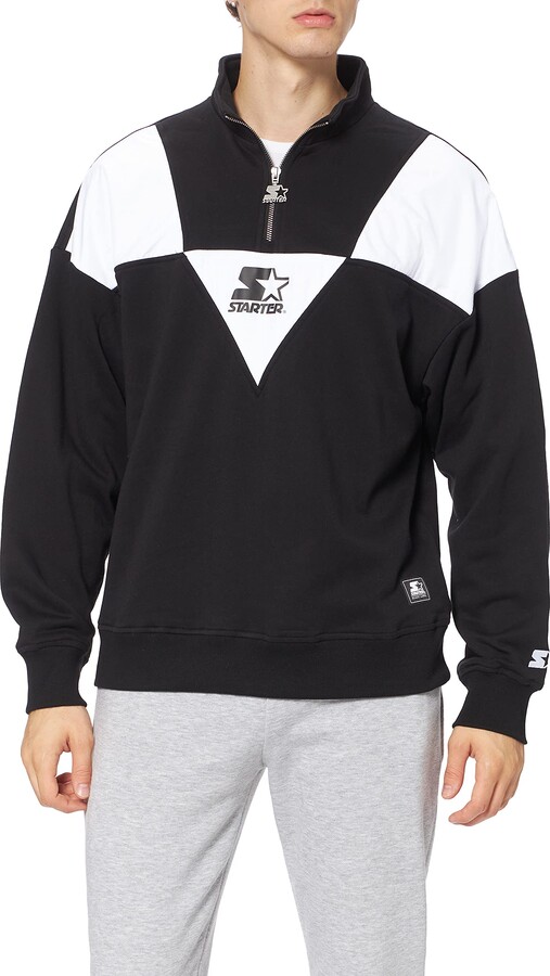 STARTER BLACK LABEL Men's Starter Triangle Troyer Pullover Sweater ...