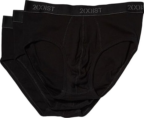 2xist 3-Pack ESSENTIAL Contour Pouch Brief (Black New Logo) Men's ...