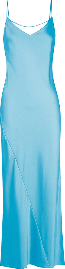 St Cloud Label - Ginger Silk Dress - Blue Atoll - ShopStyle
