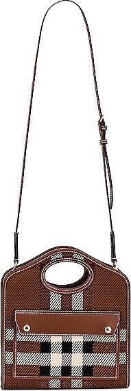 Burberry Mini Pocket Bag in Brown - ShopStyle