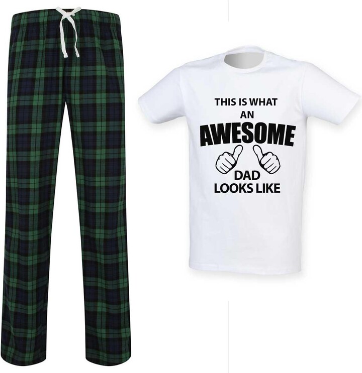 60 SECOND MAKEOVER This Is What An Awesome Dad Looks Like Tartan Pyjama ...