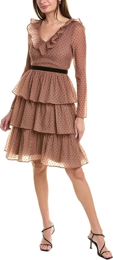 Rachel Parcell Ruffle Tiered Midi Dress - ShopStyle