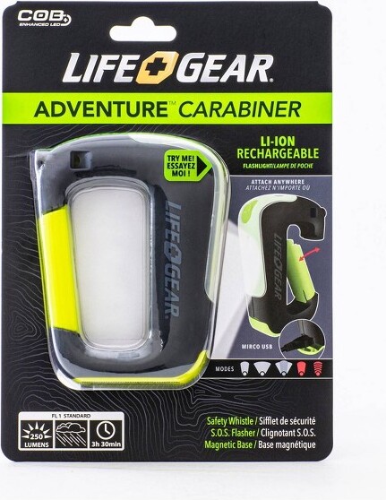Life+Gear Life Gear Adventure Carabiner with Magnetic Base and S.O.S ...