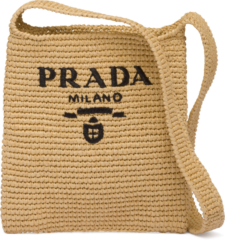 Prada Raffia Tote Bag - ShopStyle