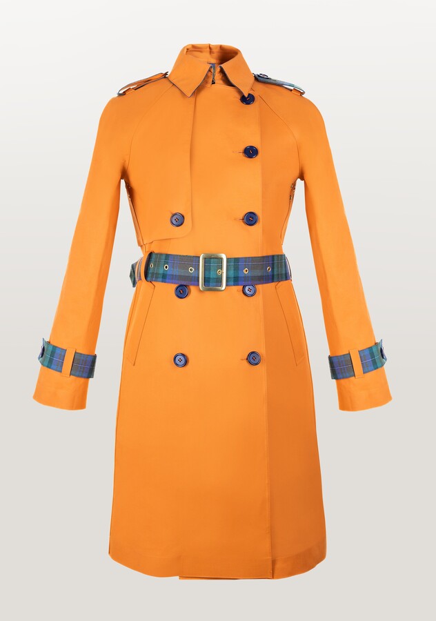 Hancock of Scotland The Blair Trench - Orange / Isle of Skye Tartan ...