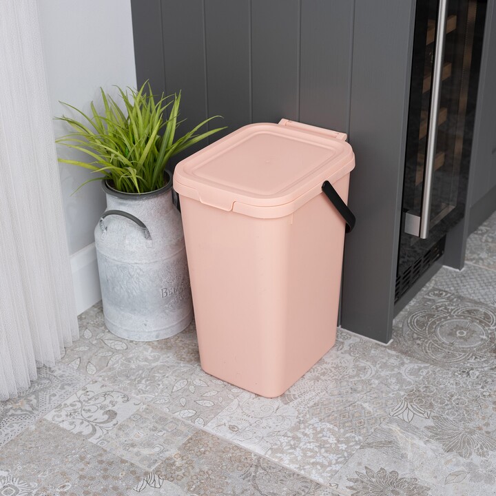 Dunelm Stackable 18L Plastic Bin Pink - ShopStyle Decor