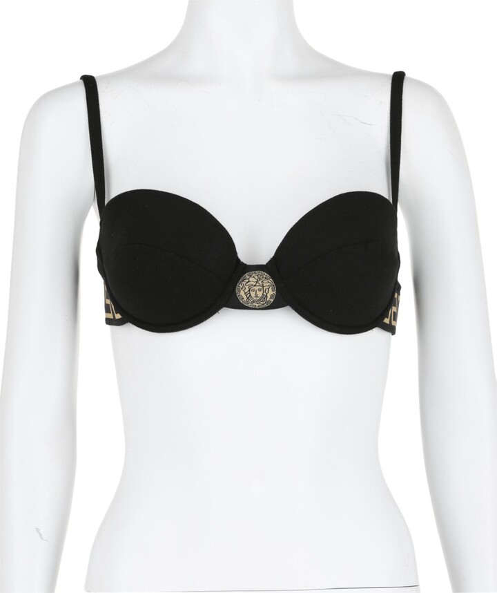 Versace Greca Border Push-Up Bra - ShopStyle