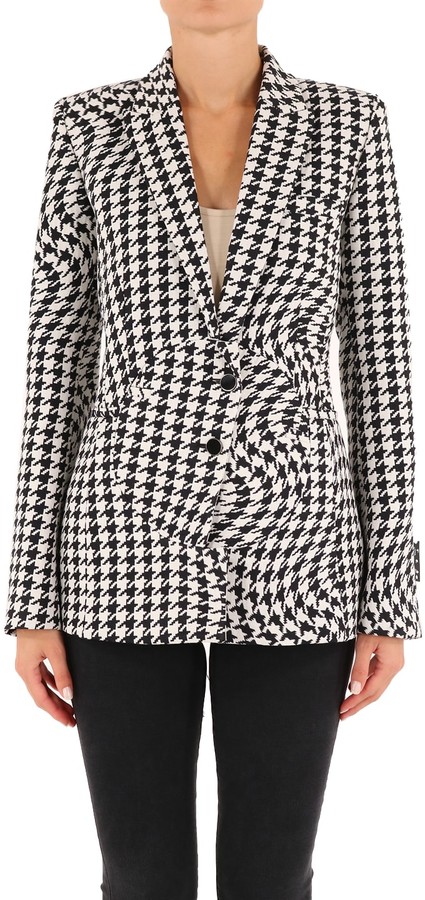 Off-White Houndstooth Jacket - ShopStyle