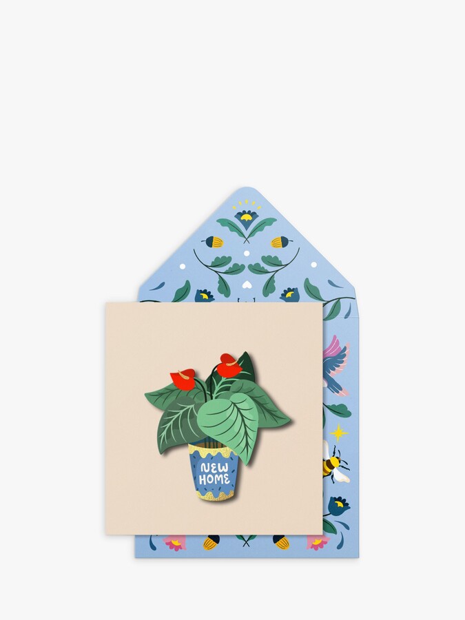Tache Crafts Pot Plant New Home Card - ShopStyle