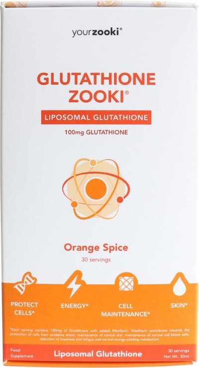 Yourzooki Liposomal Glutathione Zooki Supplement (30 Servings ...