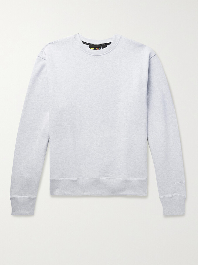 adidas Consortium + Pharrell Williams Basics Loopback Cotton-Jersey ...