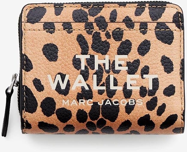 Marc Jacobs The Mini Cheetah Leather Compact Wallet - ShopStyle
