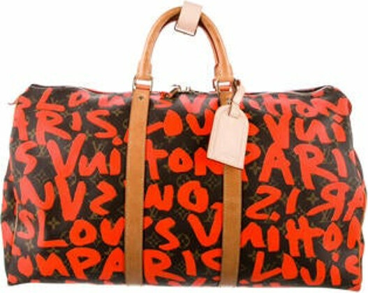 Louis Vuitton Monogram Graffiti Keepall 50 - ShopStyle Duffle Bags