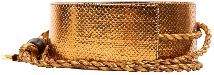 Gucci Gold Python Belts - ShopStyle