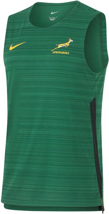 Nike South Africa Springboks Rugby Training Singlet 2023 2024 Adults - ShopStyle Shirts