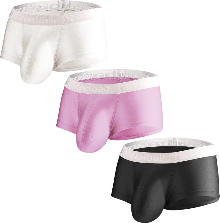 ZUOLAIYIN Bulge Enhancing Underwear Big Bulge Pouch Underwear Men Bulge ...