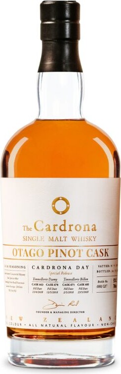 Cardrona Distillery Cardrona Otago Pinot Cask Single Malt Whisky (70Cl ...