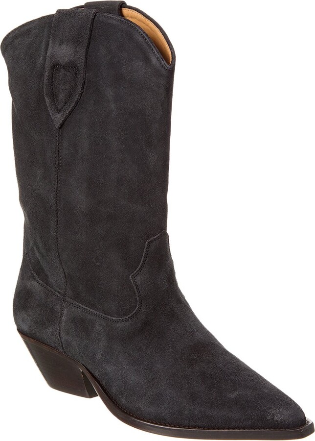 Isabel Marant Duerto Suede Cowboy Boot - ShopStyle