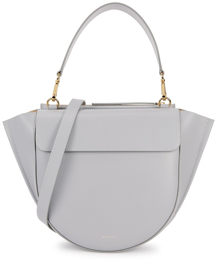 Wandler Hortensia medium leather top handle bag - ShopStyle