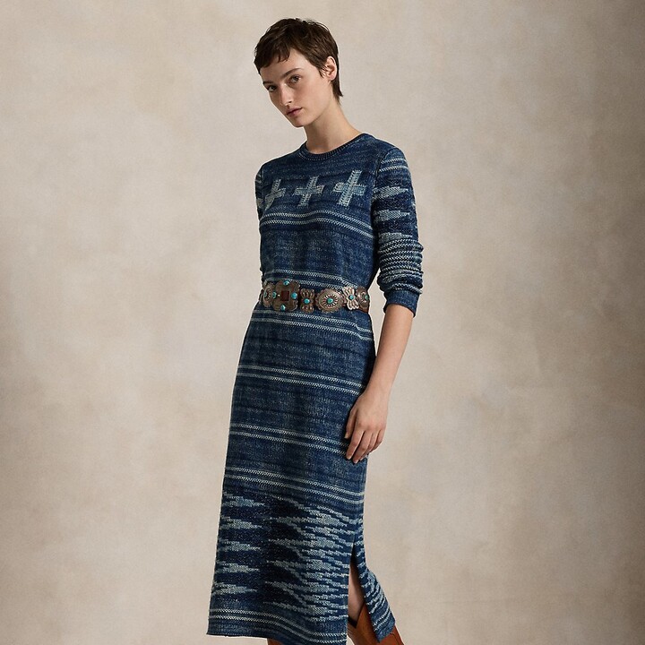 Ralph Lauren PRL x Naiomi Glasses Sweater Dress - ShopStyle