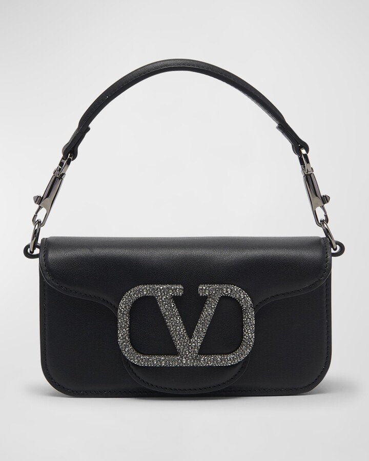 Valentino Garavani Loco VLOGO Small Calfskin Shoulder Bag - ShopStyle