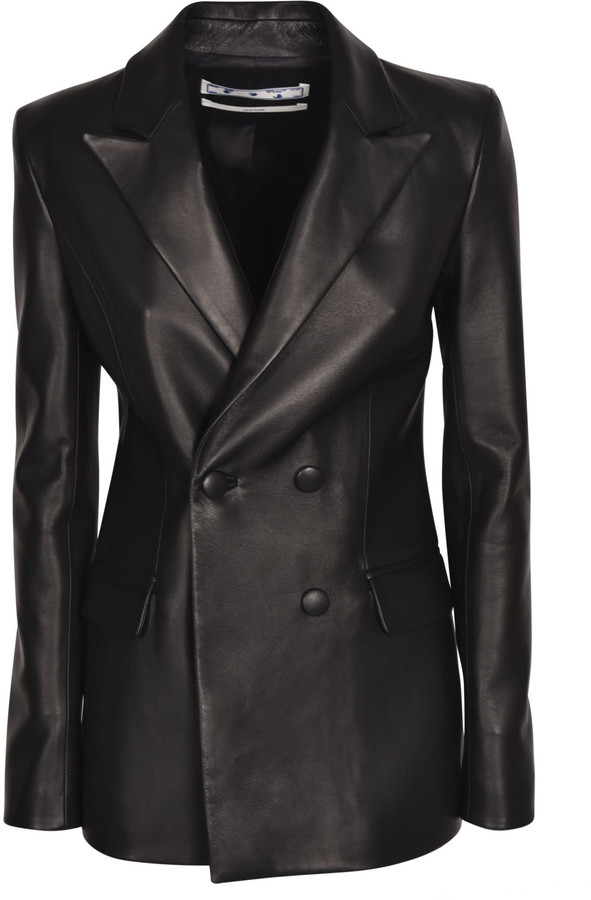 Off-White Double-breast Jacket - ShopStyle