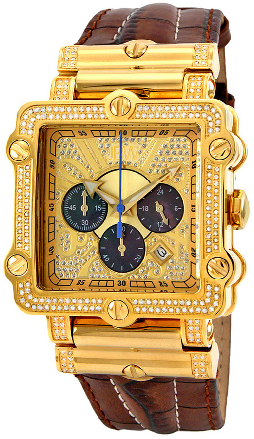 JBW Men's Phantom Diamond & Crystal Watch - ShopStyle