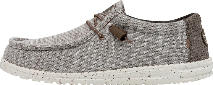 Hey Dude Wally Stretch Mix - Mens Shoes - Limestone - Size UK 8 - ShopStyle