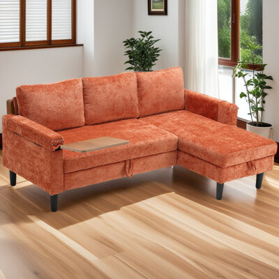 Magiccactus Sectional Sofa Reversible Sectional Sleeper Sectional Sofa ...