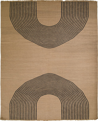 TJMAXX Wool Handwoven Flat Weave Rug With Curved Pattern - ShopStyle