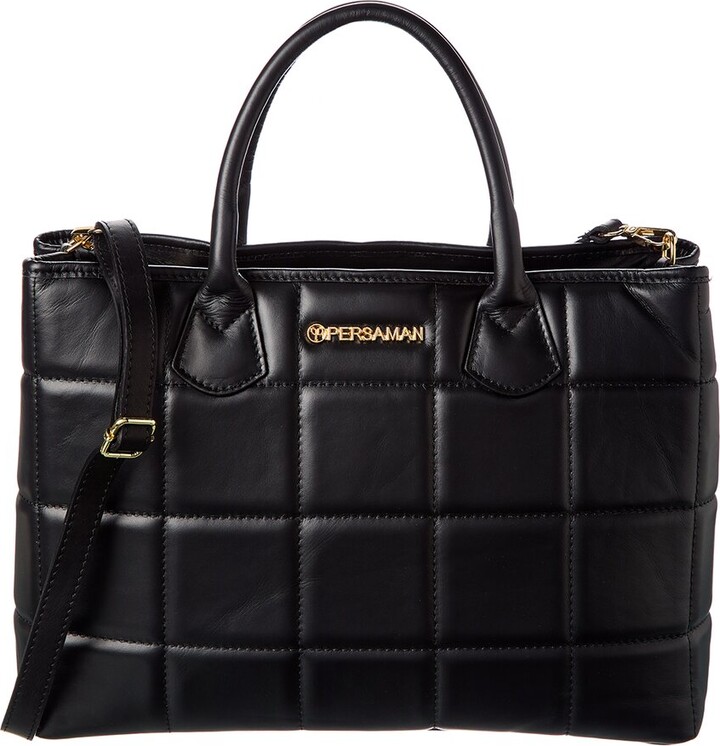 Persaman New York Bella Quilted Leather Tote - ShopStyle Shoulder Bags