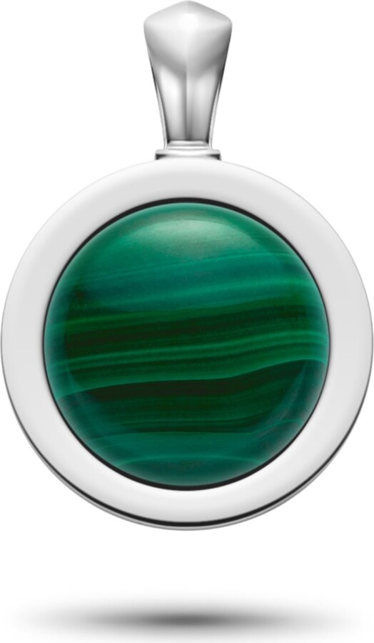 Rahul Patel Collection Men's Green / Silver Genesis Malachite Amulet ...