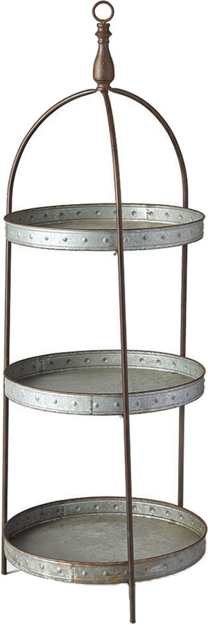 Napa Home & Garden Galvanized Round 3-Tier Display Stand - ShopStyle
