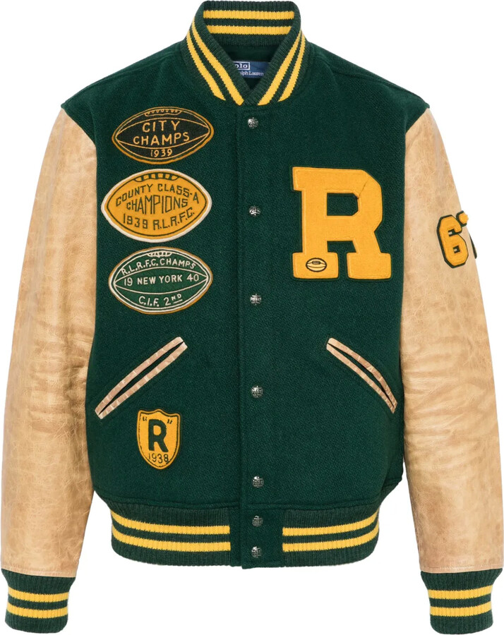 Polo Ralph Lauren The Iconic Letterman varsity jacket - ShopStyle