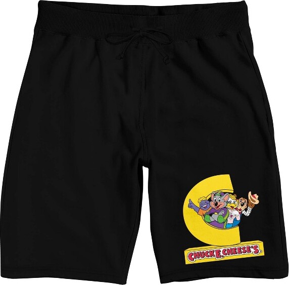 Chuck E. Cheese's Chuck E. Cheese Chuck E. & Jasper Men's Black Sleep ...