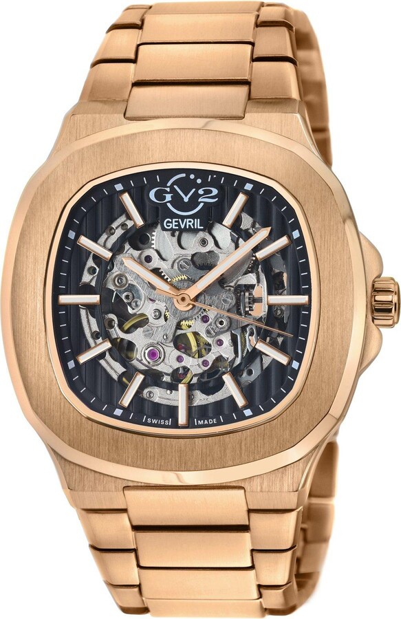 GV2 Potente 18118B Skeletal Swiss Automatic Watch - ShopStyle