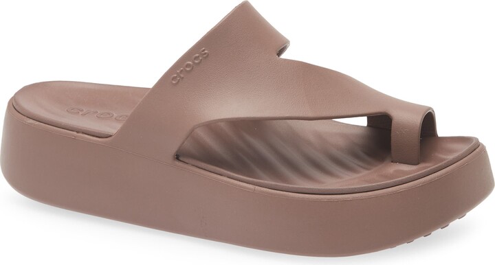 Crocs Getaway Toe Loop Platform Sandal - ShopStyle