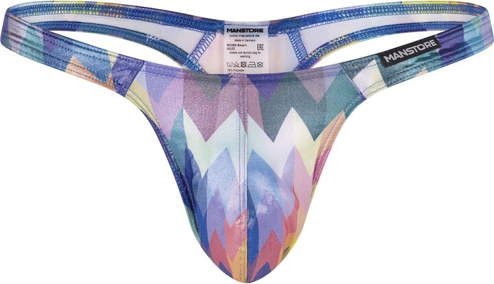 MANstore Men's Swimwear Swim Tower String Beachclub M2286 (Parrot/2XL ...