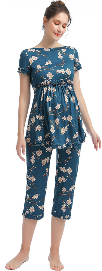 Kimi and Kai Zadie Maternity Nursing PJ Set - ShopStyle Pajamas