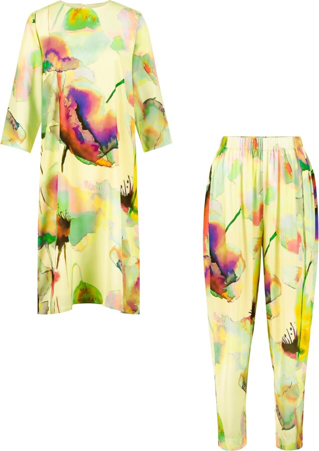 Dhara Sheth Dubai Floral Co Ord Set: Top & Trouser - ShopStyle